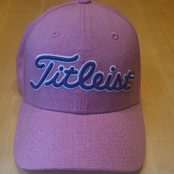 Titleist | Accessories | Titleist Pink And Blue Logo Cap | Poshmark